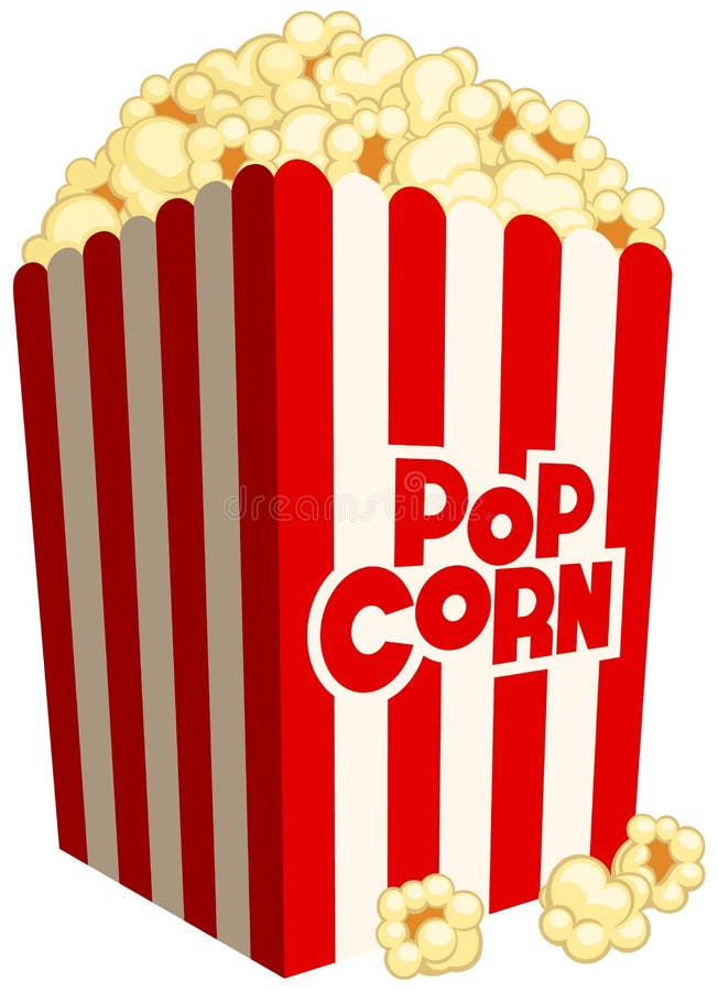 Popcorn Red White Container Stock Illustrations – 1,128 Popcorn Red ...