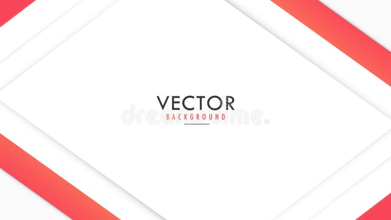 Red, White Shape Background Template. for Banner, Presentation, Landing ...
