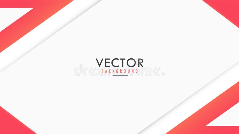Red, White Shape Background Template. for Banner, Presentation, Landing ...