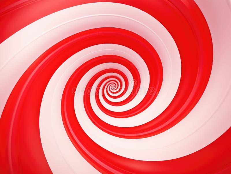 A red and white spiral stock illustration. Illustration of design ...