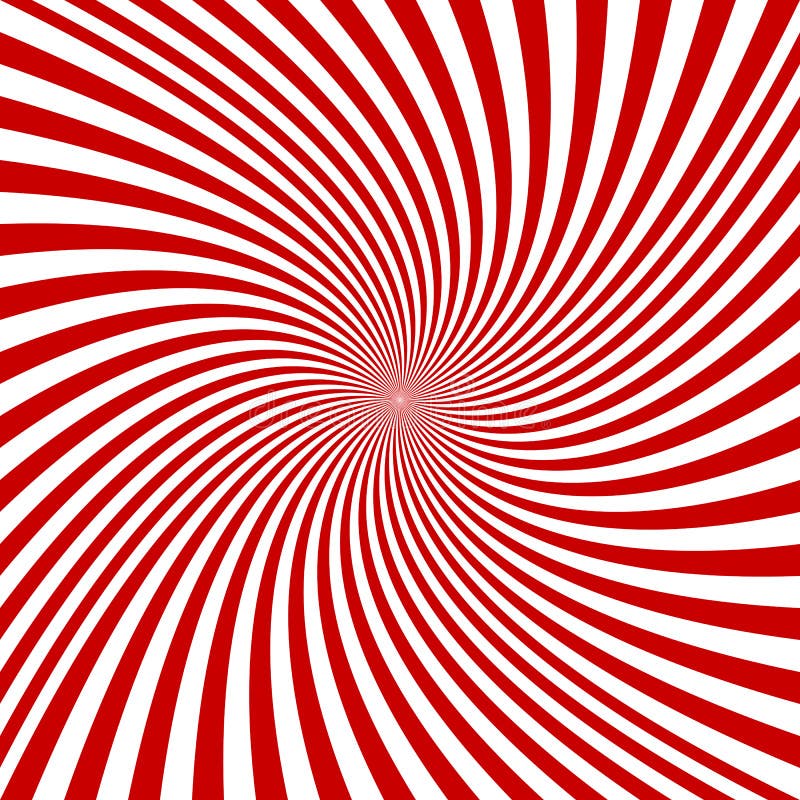 Red White Swirl Abstract Vortex Background. Psychedelic Wallpaper Stock ...