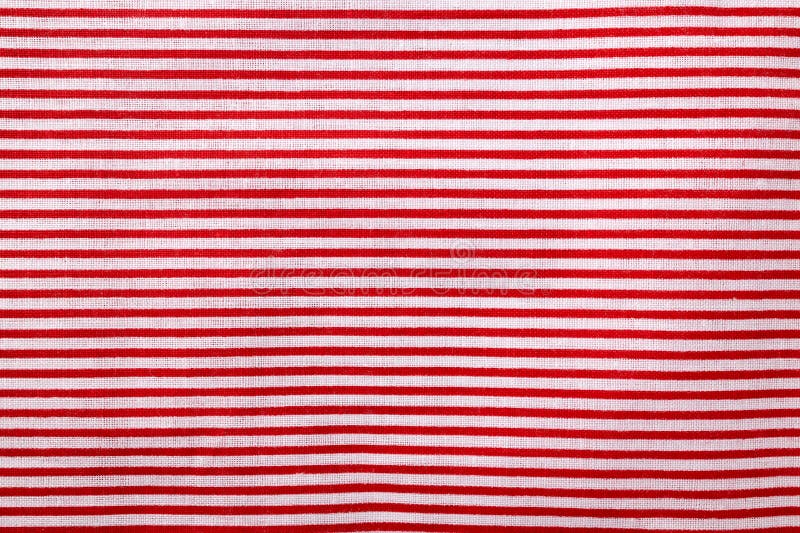 Red and White Striped Cotton Texture, Fabric Textile Background Stock ...