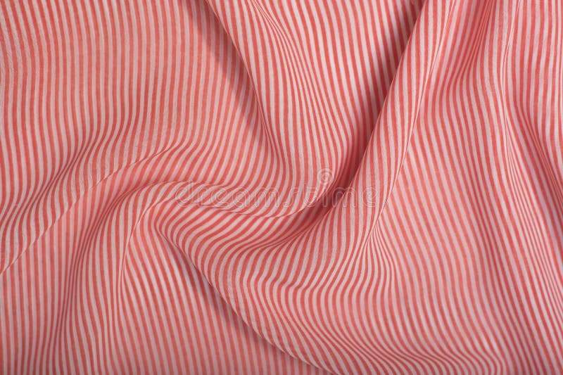 Red and White Striped Fabric.Close Up Stock Photo - Image of striped ...