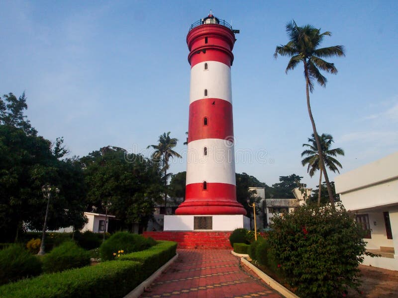 Alleppey Lighthouse stock image. Image of kerala, lighthouse - 95904401
