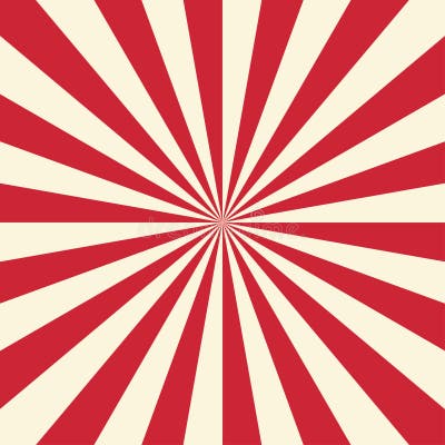 Red and White Sun Rays Background. Vector Illustration Stock Vector ...