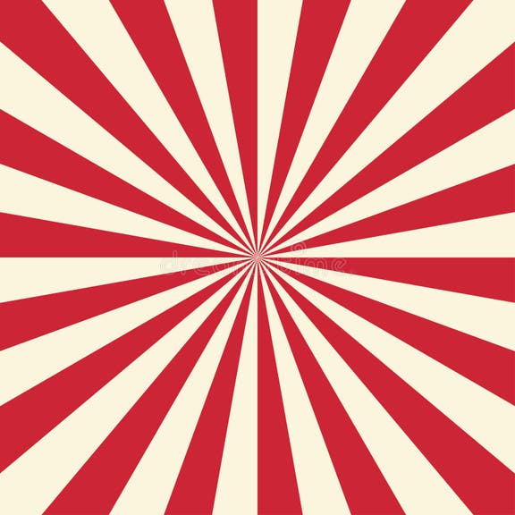 Red and White Sun Rays Background. Vector Illustration Stock Vector ...