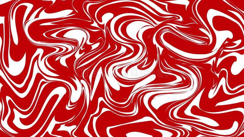 Red and White Swirl Art: Mesmerizing Abstract Design Stock Illustration ...