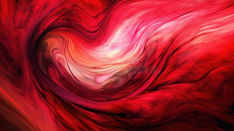 A Red and White Swirl with a Black Background and a Red and White Swirl ...