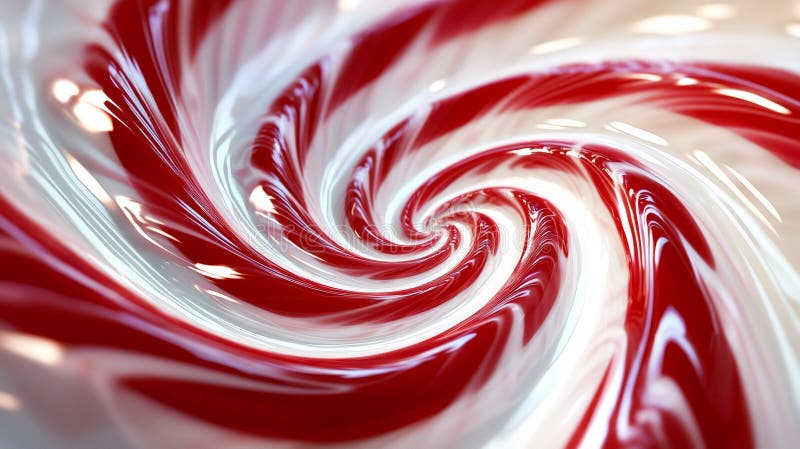 Red and White Swirls Creating a Mesmerizing Spiral Pattern Stock Image ...