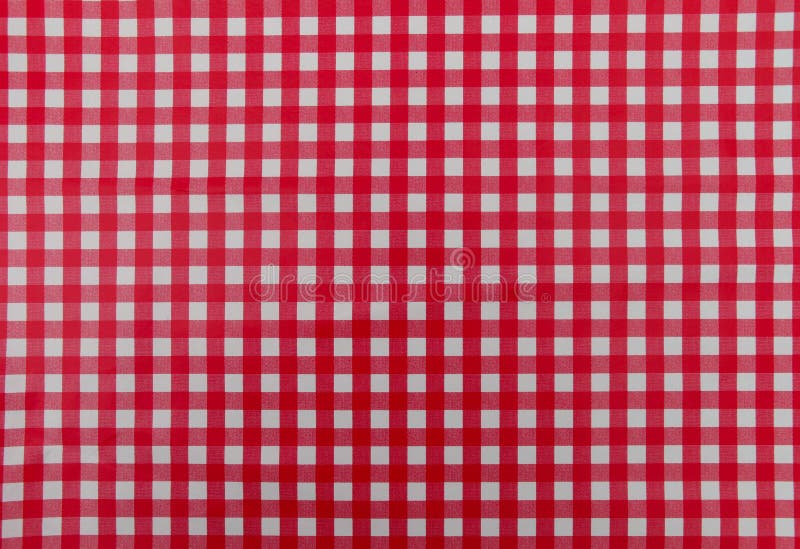 Red and White table map stock image. Image of cloth, picnic - 47686693
