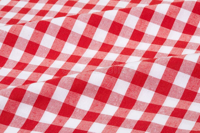 Red and White Tablecloth Texture Background Stock Photo - Image of ...