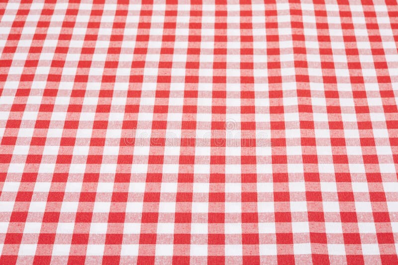 Red and White Tablecloth Texture Background Stock Photo - Image of ...