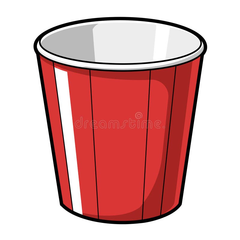 Empty Popcorn Bucket Clipart Stock Vector - Illustration of movie ...