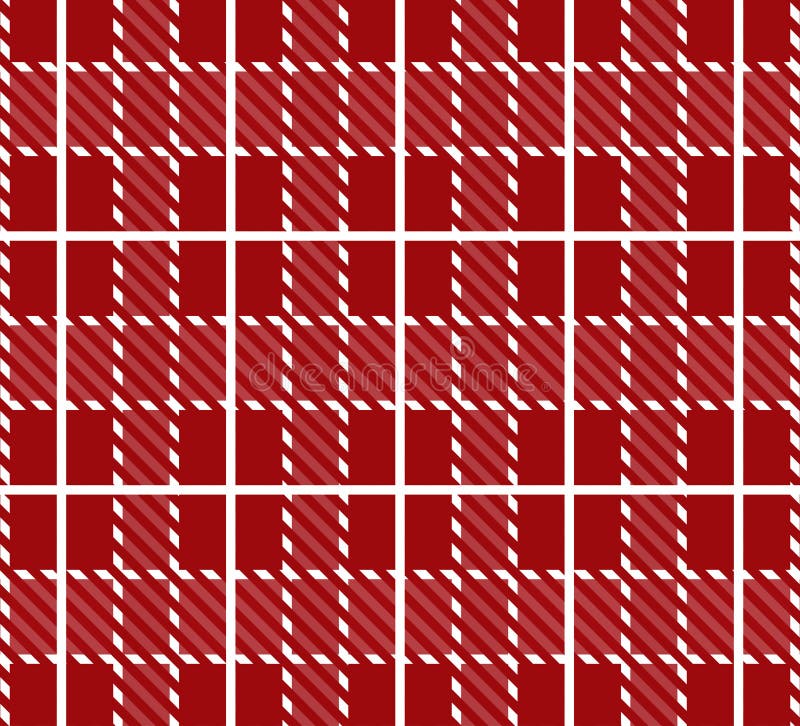 Red and White Tartan Plaid Pattern.Vector Illustration Stock ...