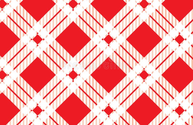Red and White Tartan Plaid Pattern.Vector Illustration Stock ...
