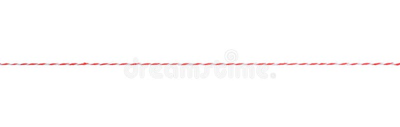Red rope isolated stock image. Image of connect, strength - 118820923