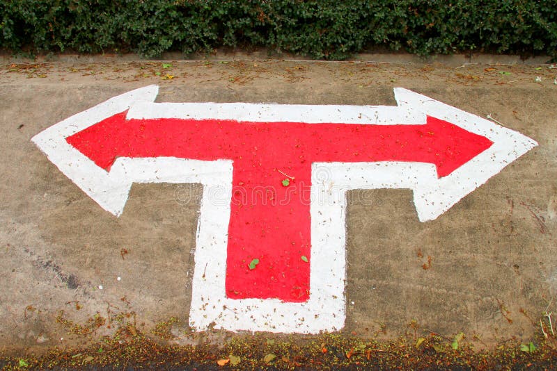 Traffic Arrow Signs and Symbols Stock Photo - Image of asian, color ...