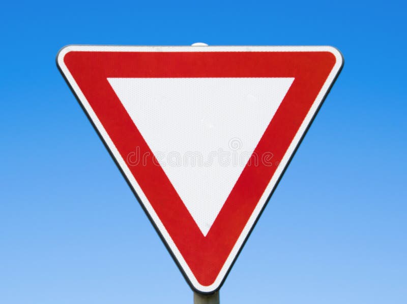 Red and White Traffic Sign on Blue Sky Stock Photo - Image of culture ...