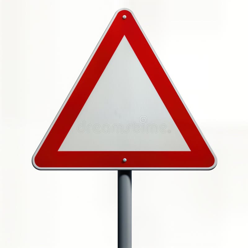 Blank Yield Sign Template