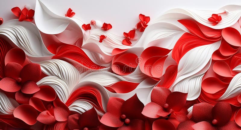 Red and White Vector Background, Texture for Design. Stock Illustration ...
