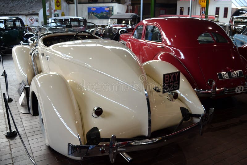 Red and White Veterans in Beaulieu Museum Editorial Photography - Image ...