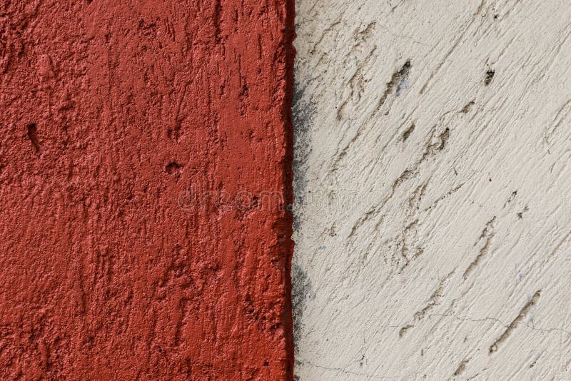A Red and White Wall Texture Stock Photo - Image of white, construction ...