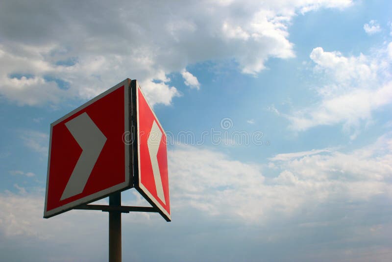 Warning arrow on metal stock image. Image of rivets, sign - 81739135
