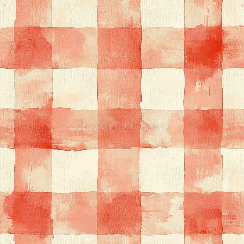 Red White Checkered Watercolor Stock Illustrations – 630 Red White ...