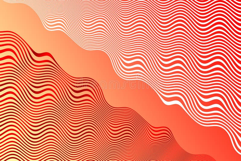 A Red and White Wave Patterns Gradient Overlay Coral Orange Background ...