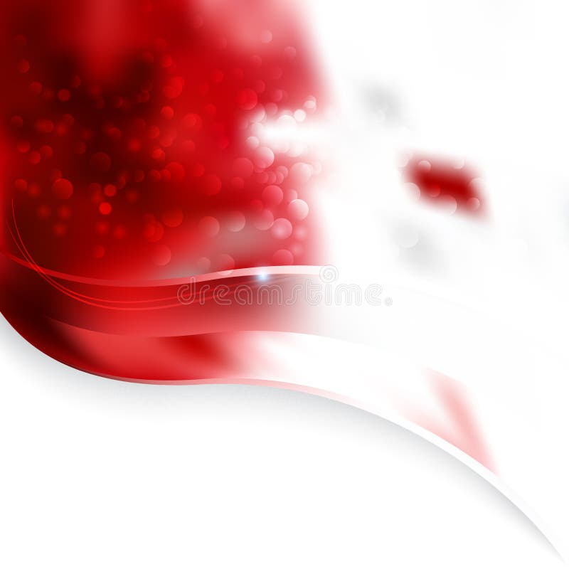 Red and White Wave Ppt Background Vector Illustration Beautiful Elegant ...
