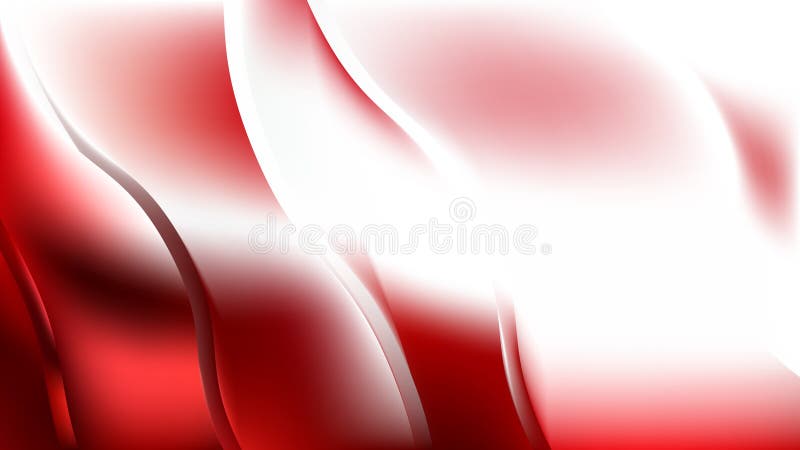 Red and White Wavy Background Stock Vector - Illustration of wavy, wave ...