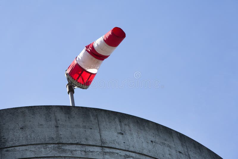 Wind cone stock photo. Image of windsock, meteorology - 17953298
