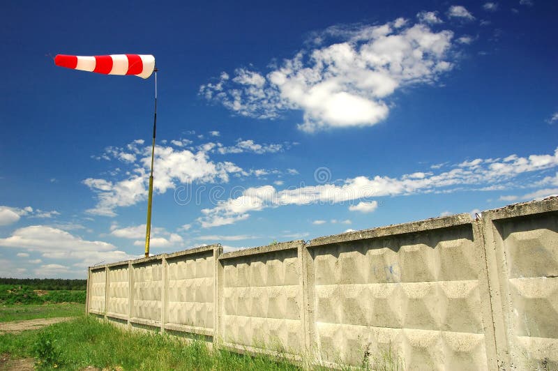 Red And White Windsock Picture. Image: 2649966