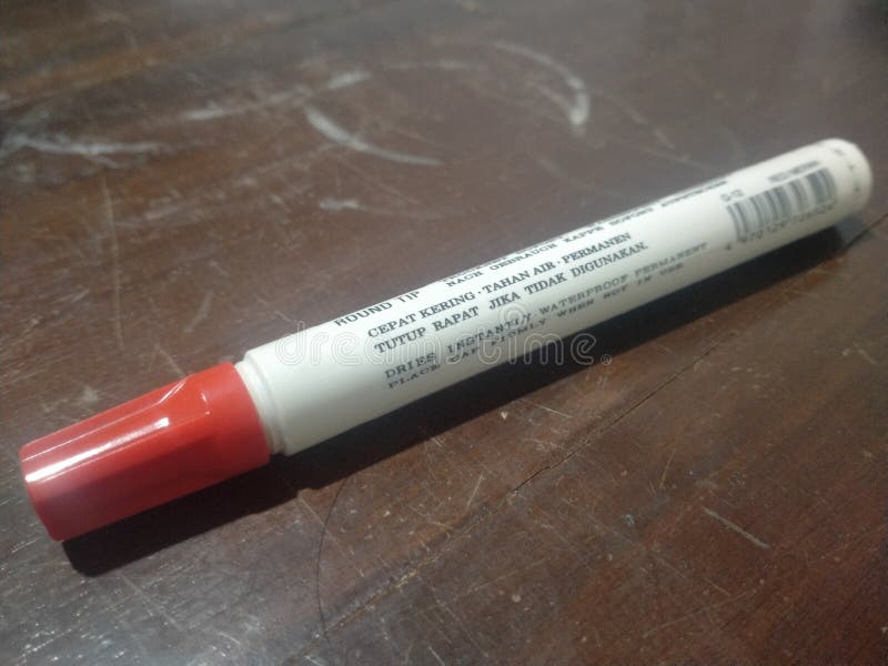 Red Whiteboard maker stock image. Image of book, student - 345043155