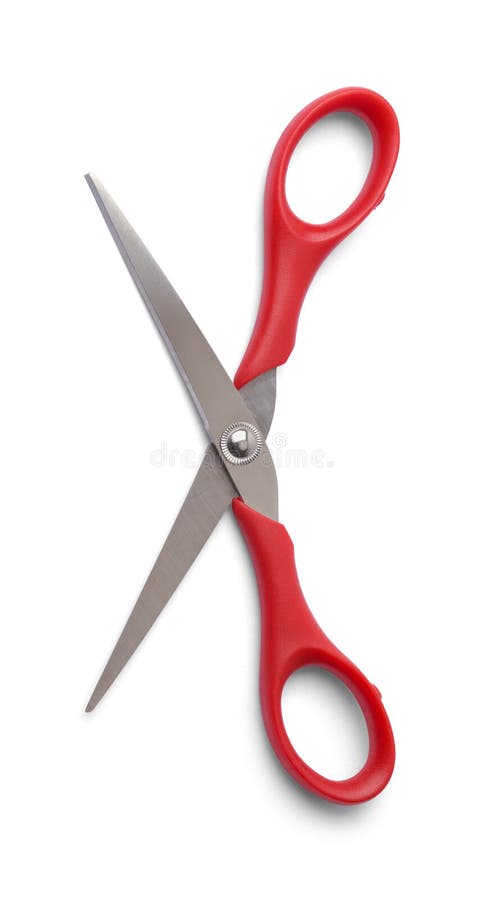 Red Scissors Open And Closed Stock Image - Image of various, paper ...