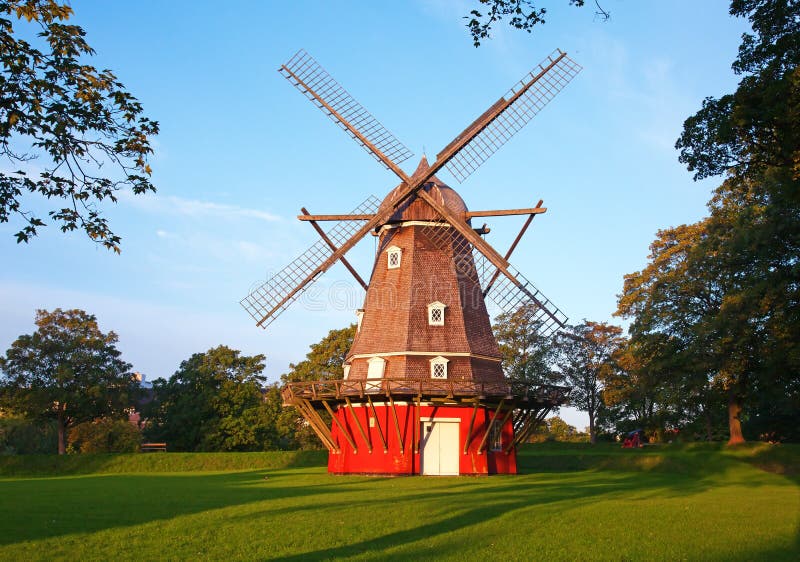 Dutch windmill stock image. Image of historic, golden - 13476569