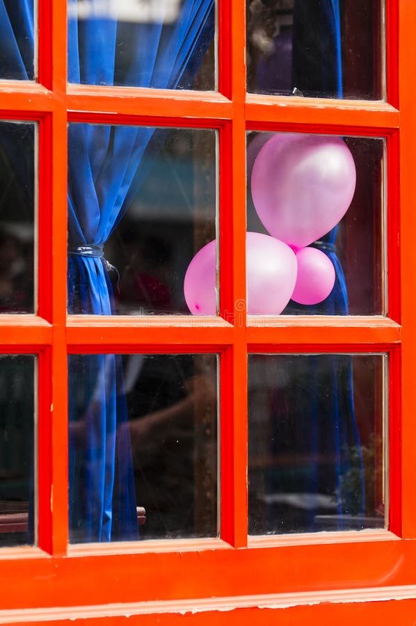Red window stock image. Image of asian, wood, buddhism - 21825859