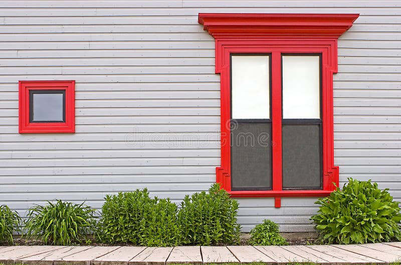 A red window stock photo. Image of green, colorful, purple - 28656278