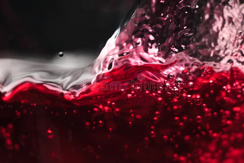 Red Wine Abstract Splashing Stock Image - Image of restaurant, liquid ...