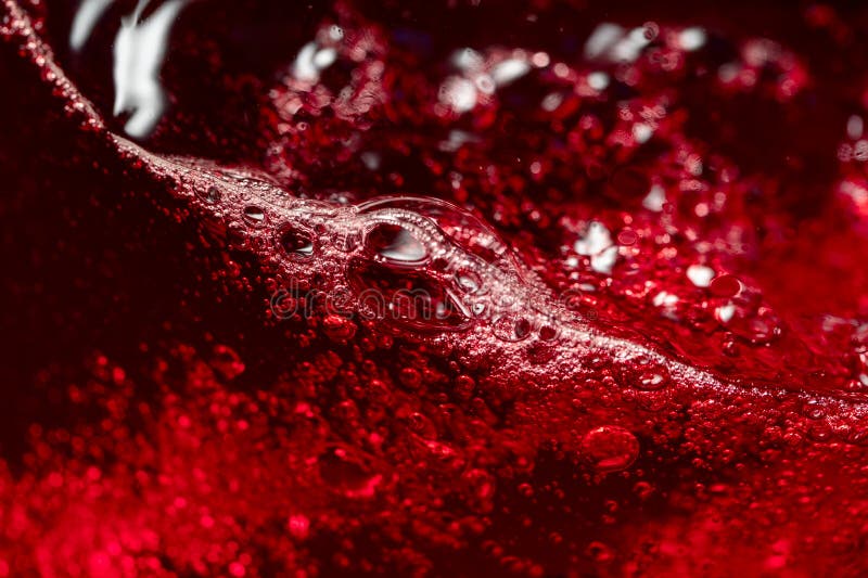 Red Wine Abstract Splashing in Glass Stock Illustration - Illustration ...