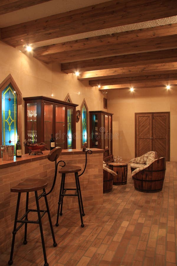 Red wine Bar editorial stock image. Image of horizontal - 18837624