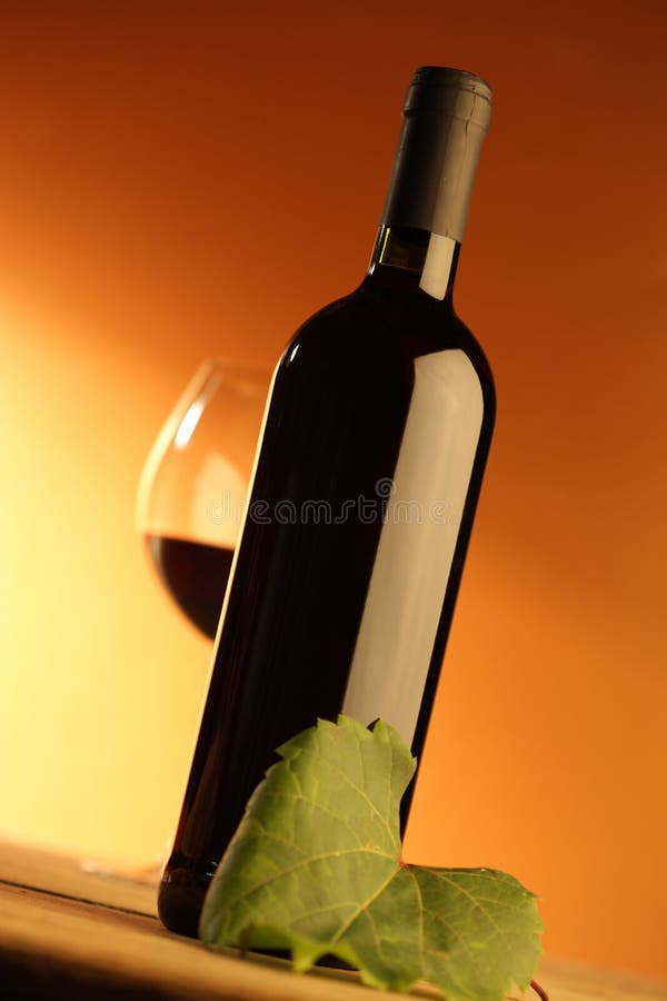 Red wine bottle stock image. Image of merlot, elegant - 21899973