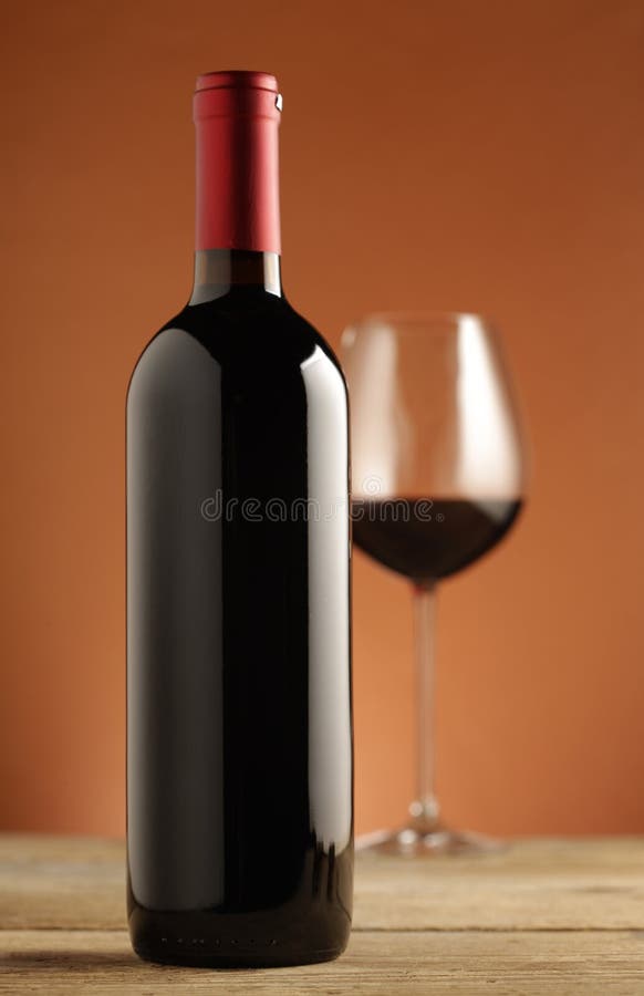 Red wine bottle stock image. Image of bottle, space, group - 22489999