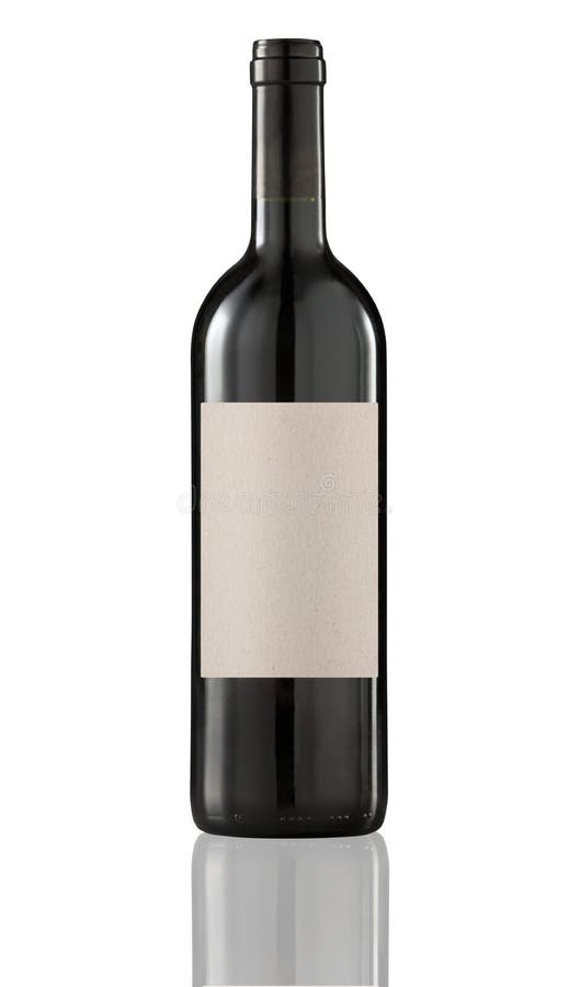 Red Wine Bottle Isolated with Blank Label. Stock Image - Image of wine ... Red Wine Bottle Isolated with Blank Label. Stock Image - Image of wine ...