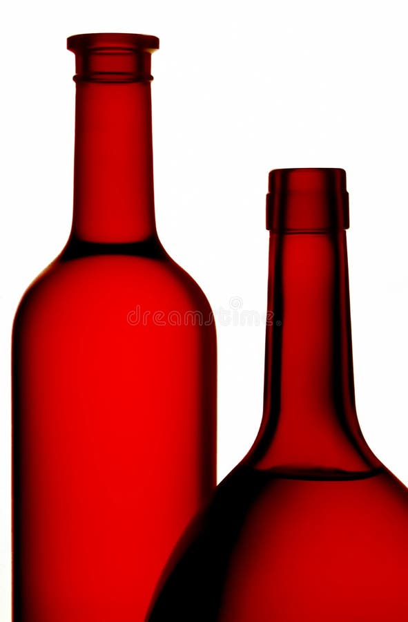 Wine bottles and glasses stock image. Image of life, stemware - 16314131
