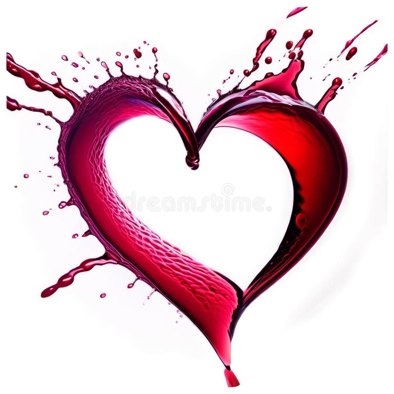 Wine Splash Heart Stock Illustrations – 735 Wine Splash Heart Stock ...