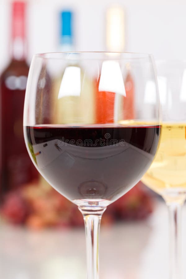Red Wine in a Glass Portrait Format Stock Image - Image of beverage ...