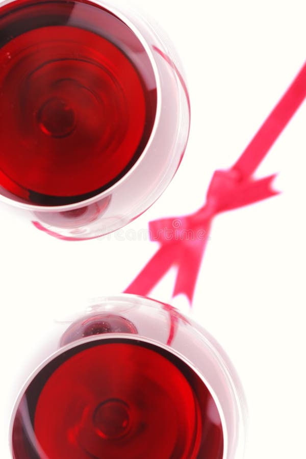 Red wine glasses stock image. Image of liquor, isolated - 13112323