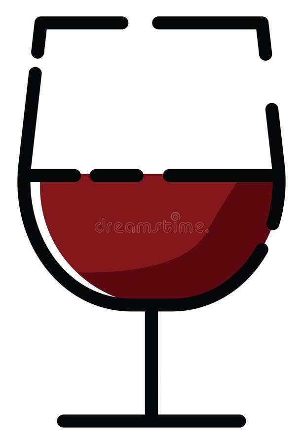 Red wine, icon stock vector. Illustration of isolated - 258922933