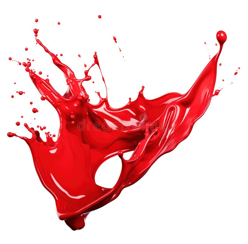 Red Wine Liquid Splash in White Background. Thick and Glossy, Creating ...